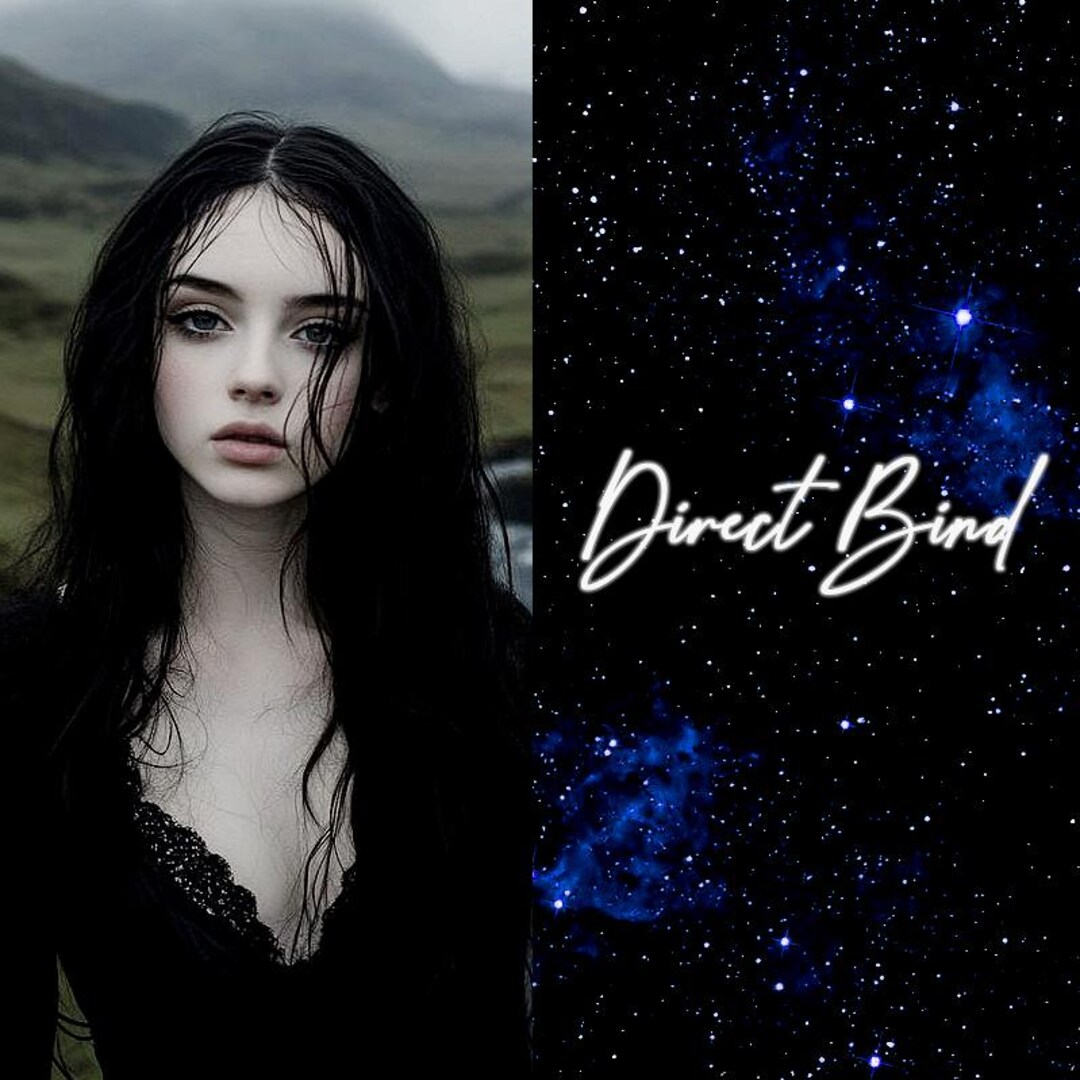 Ancient Immortal Woman in Black, Living Entity, Direct Bind - Etsy