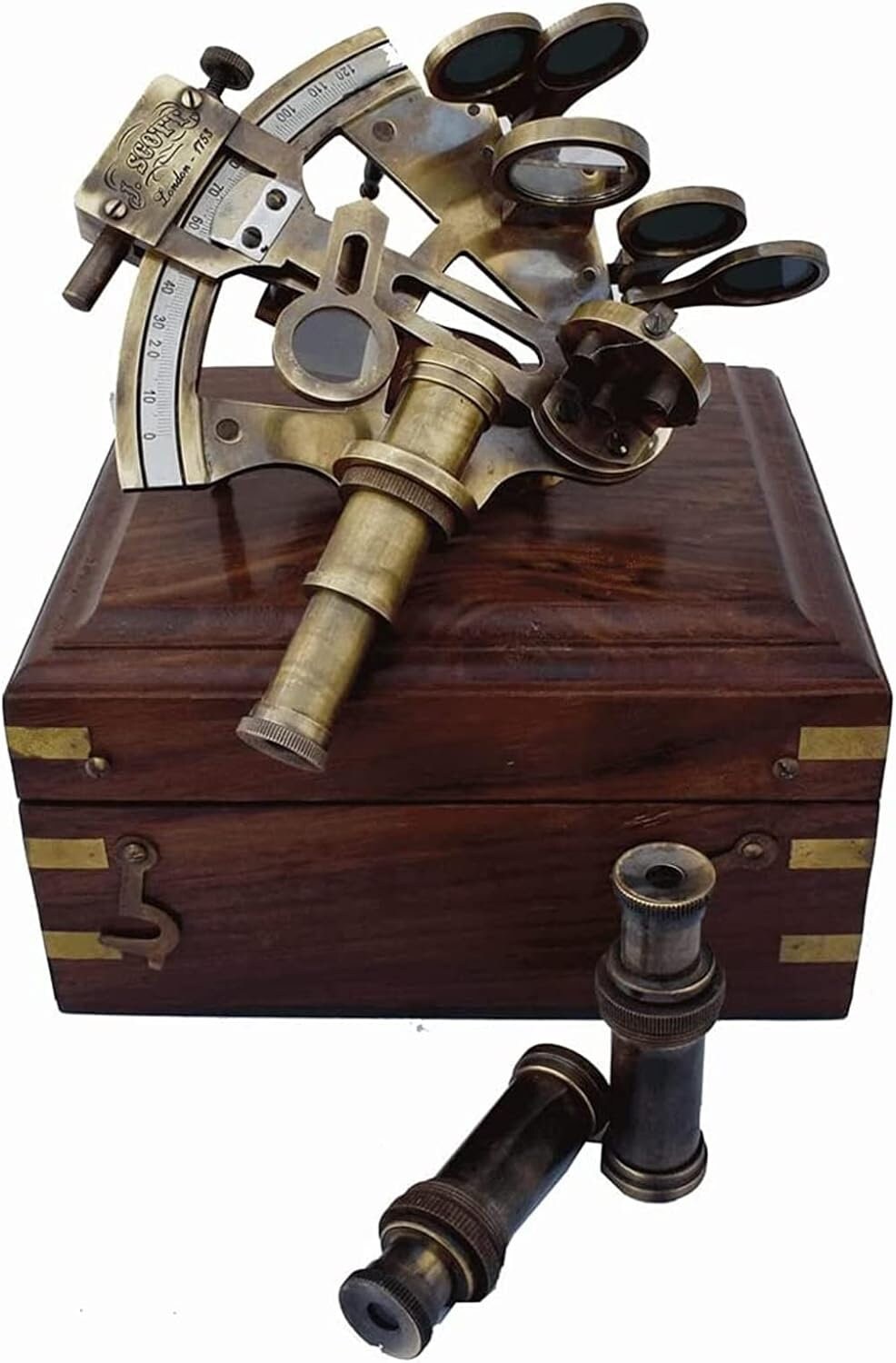 Brass Nautical Ship Sextant Navigation Tool Pirate Marine - Etsy