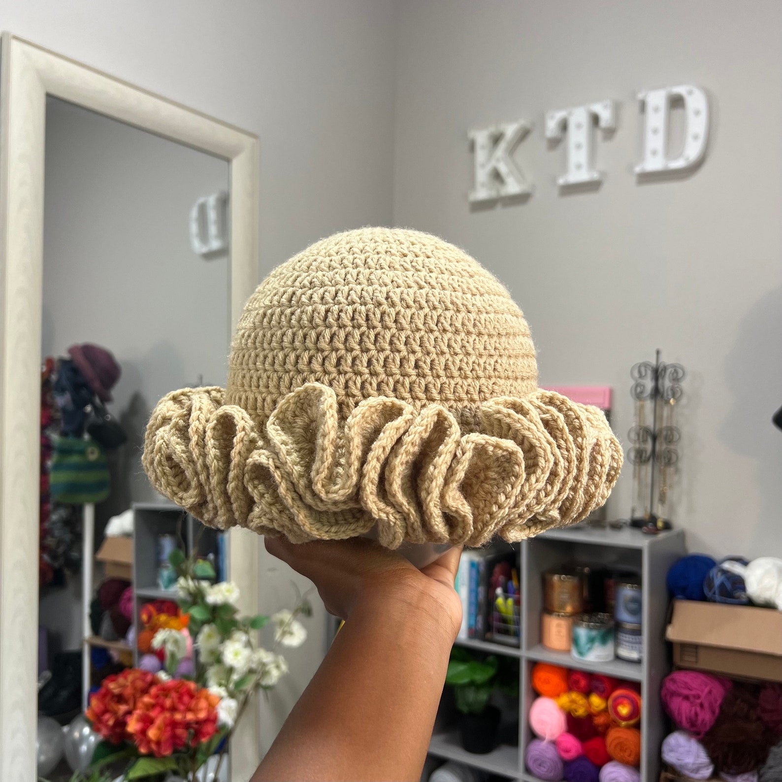 Crochet Ruffle Hat With Extreme Ruffles (custom) - Etsy