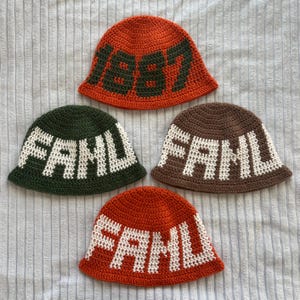 FAMU/1887 Crochet Bucket Hat (pre-made/ready to Ship) - Etsy