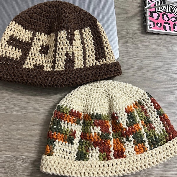 Graphic Beanie Hats - Etsy