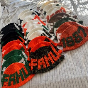 FAMU/1887 Crochet Bucket Hat (pre-made/ready to Ship) - Etsy