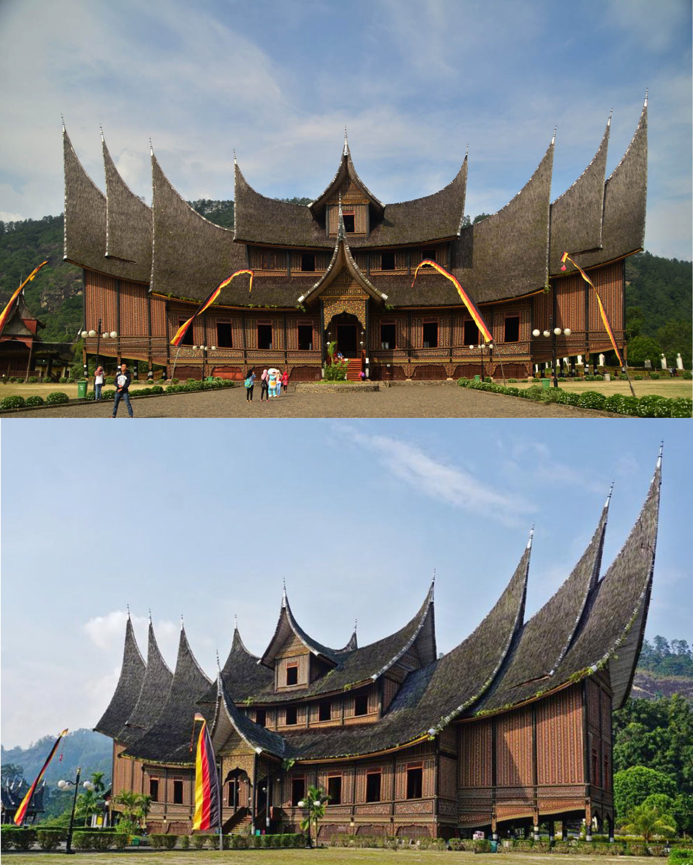 Rumah Gadang Gonjong Roof Pendant, Inspired by Minangkabau Culture Made ...