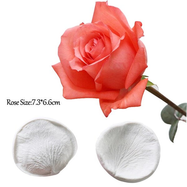 Rose Silicone Veiner Mould, Flower Cutters - Etsy