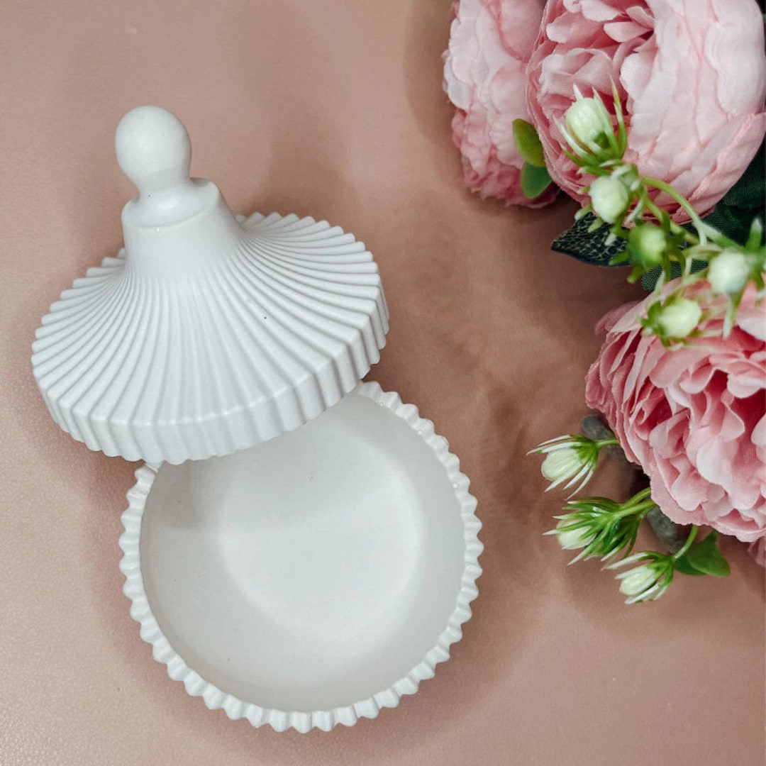 DIY Handmade Gypsum Form Aroma Cup Silicone Molds Mongolia Cup Gypsum ...