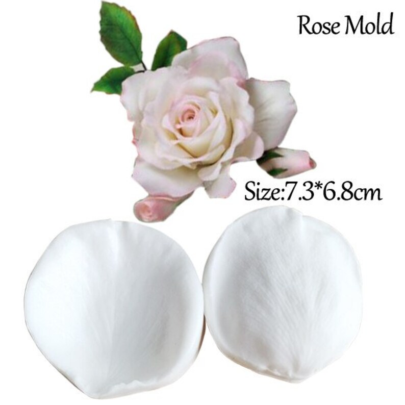 Rose Silicone Veiner Mould, Flower Cutters - Etsy