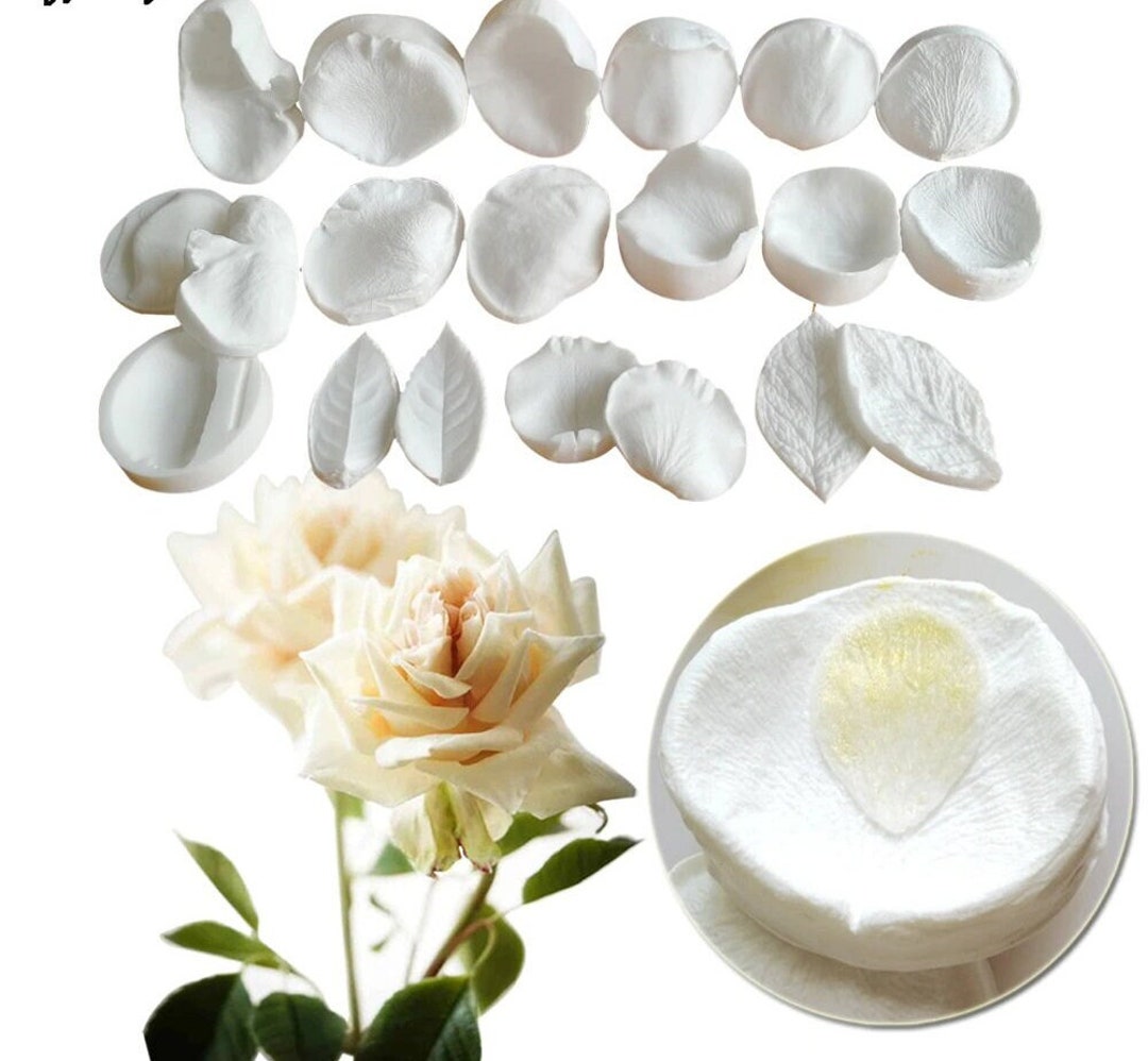 Rose Silicone Veiner Mould, Flower Cutters - Etsy