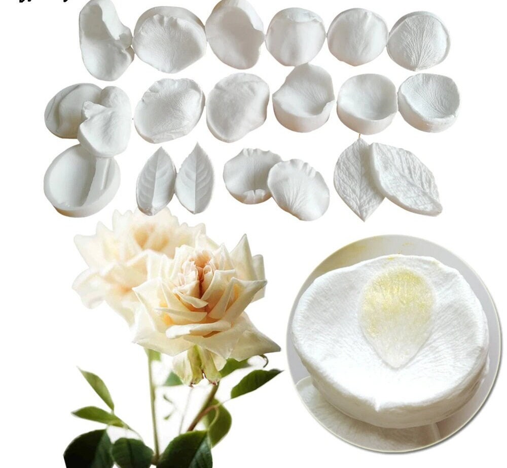 Rose Silicone Veiner Mould, Flower Cutters - Etsy