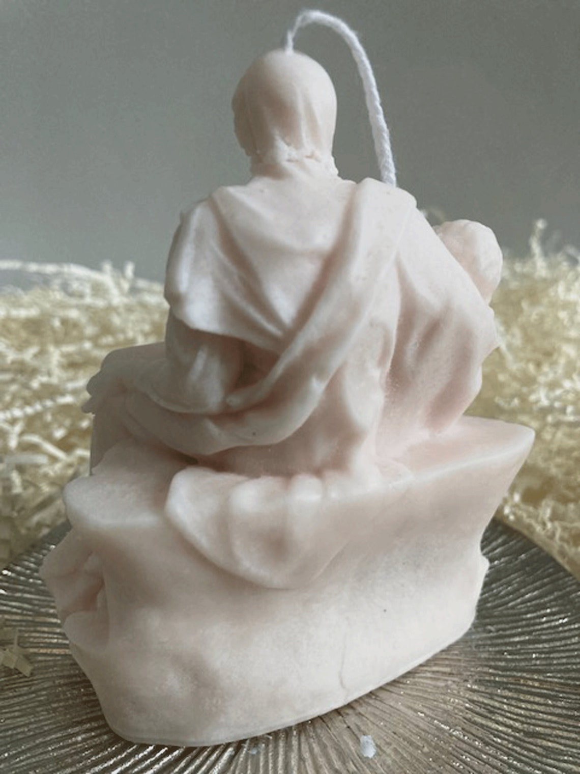 Pieta Candles Jesus Candle Virgin Mary Candle Jesus Christ - Etsy