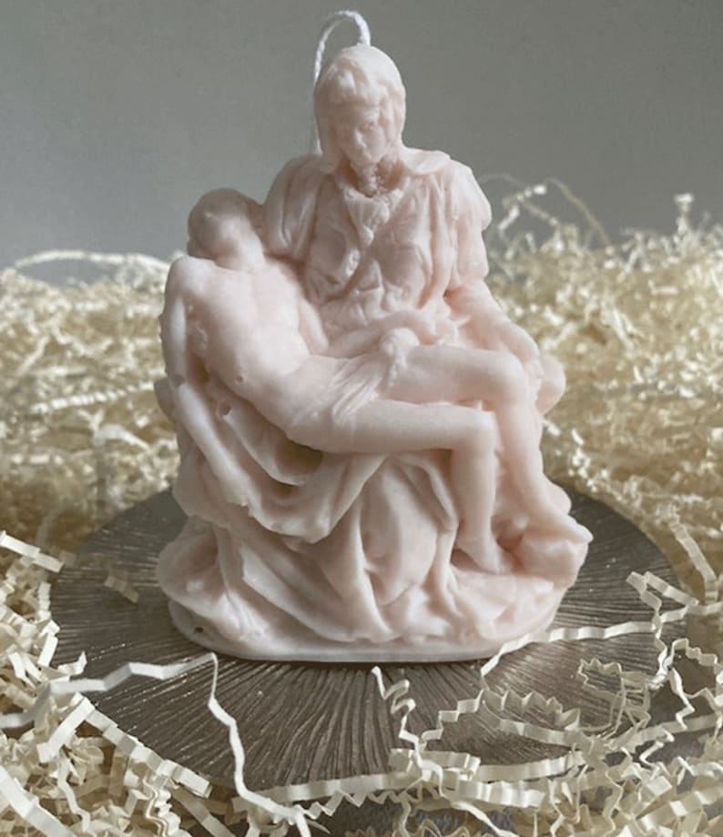 Pieta Candles, Jesus Candle, Virgin Mary Candle, Jesus Christ and ...