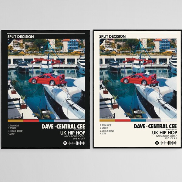 Split Decision Poster Etsy