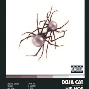 Doja Cat | Scarlet | Wall-art, Wall Print | Album Art | Custom Music ...