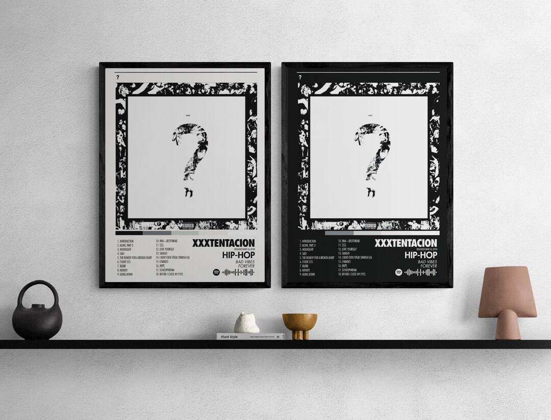 XXXTENTACION | ? | Wall-art, Wall Print | Album Art | Custom Music ...