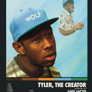 Tyler the Creator | Wolf | Wall-art, Wall Print | Album Art | Custom ...