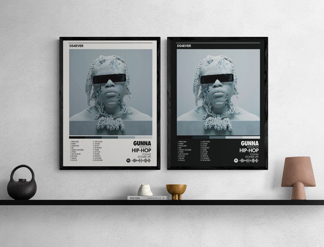 Gunna | DS4EVER | Wall-art, Wall Print | Album Art | Custom Music ...