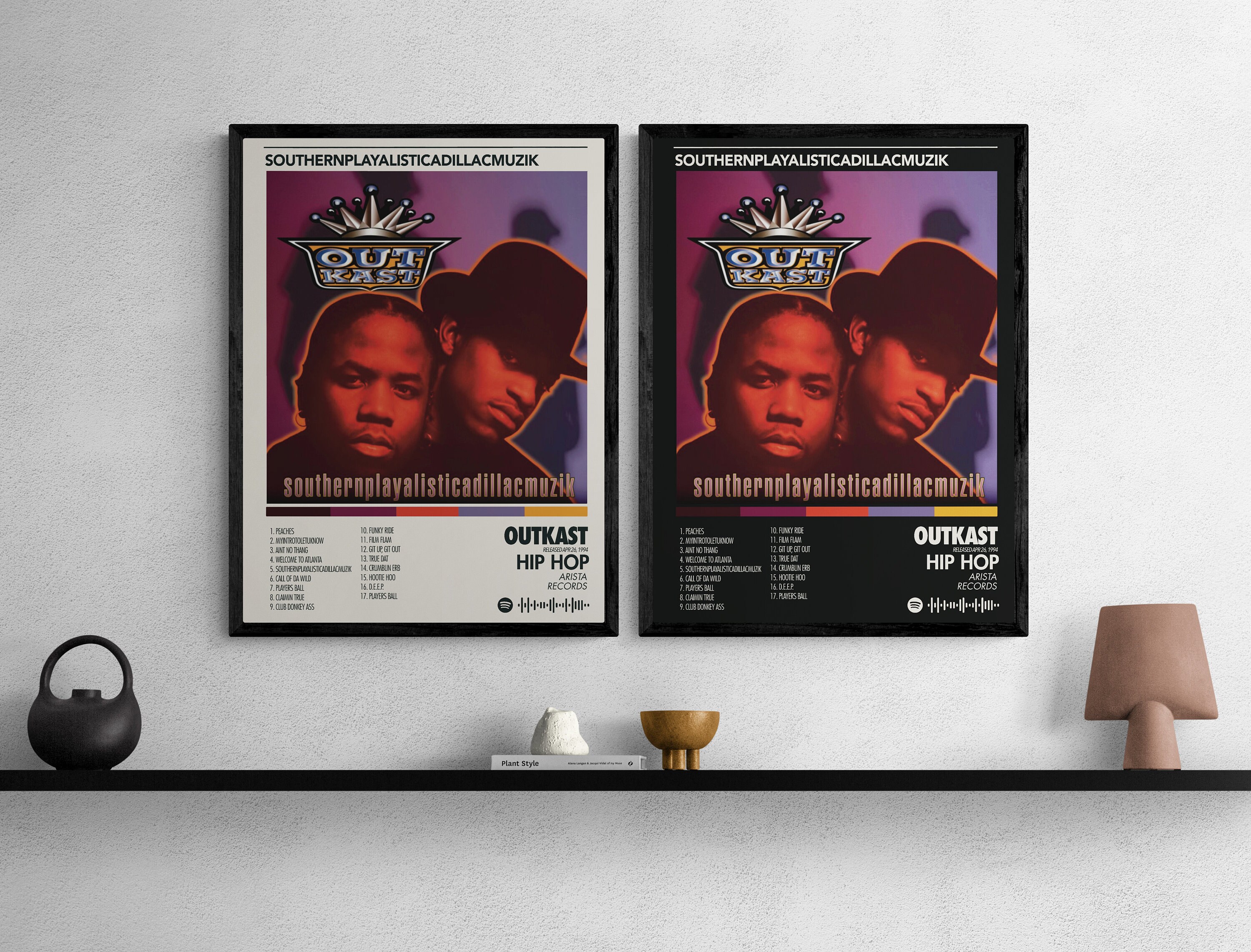 Outkast Southernplayalisticadillacmuzik Cd Art OutKast Released