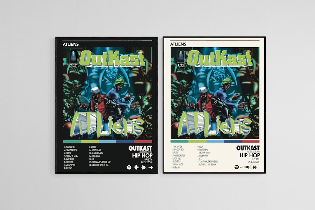 Outkast Atliens Wall-art Wall Print Album Art Custom - Etsy