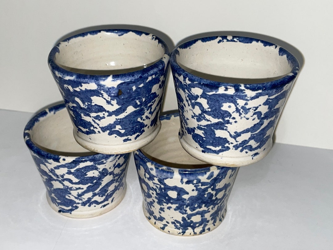 Connor Prairie Pottery 1988 Cups, Set of 4 - Etsy
