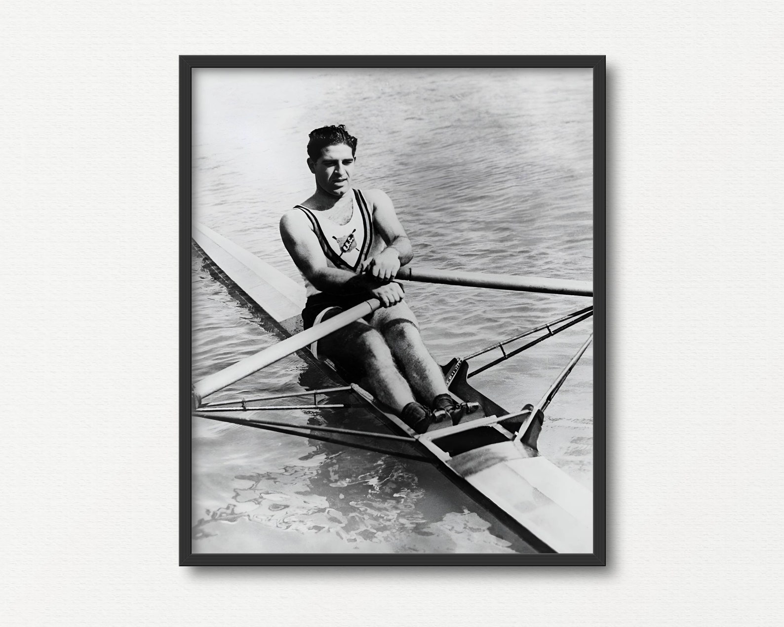 Vintage Rowing Photography, Black and White Photo Print, Rowing Print ...