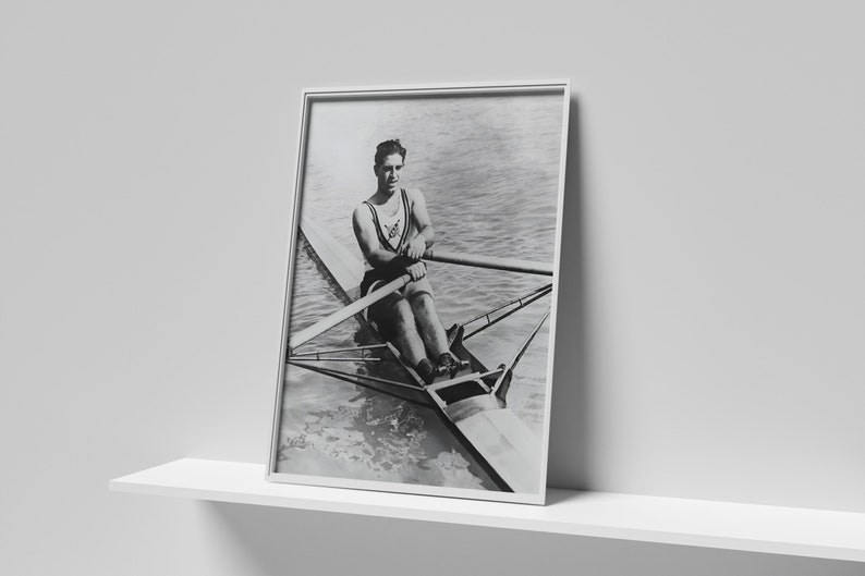 Vintage Rowing Photography, Black and White Photo Print, Rowing Print ...