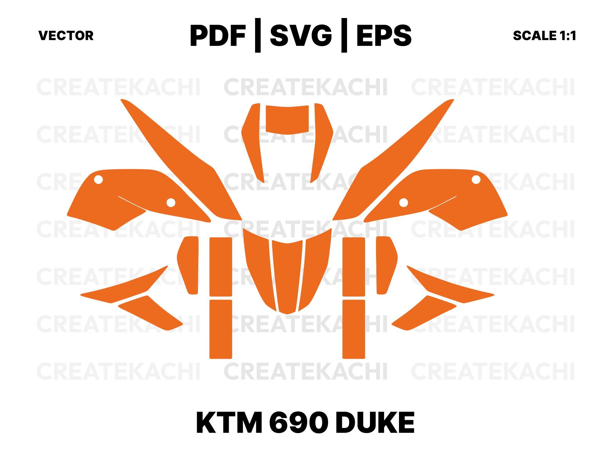 Ktm Duke Logo Sticker
