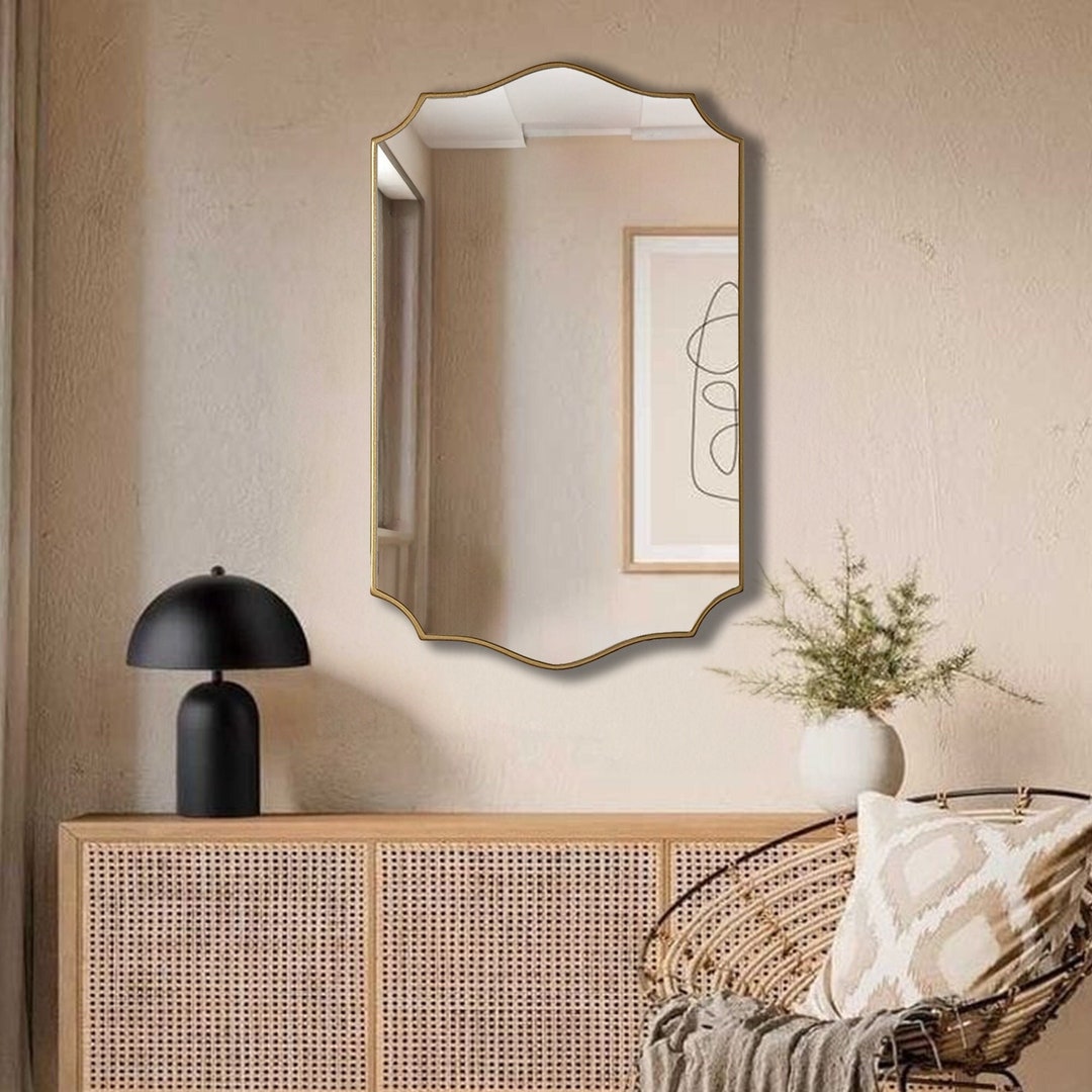 Helios Decorative Mirror, Unique Home Decor, Irregular Mirror, Vanity Mirror, Aesthetic Mirror ...