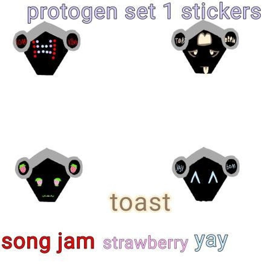 Protogen Sticker Packs - Etsy