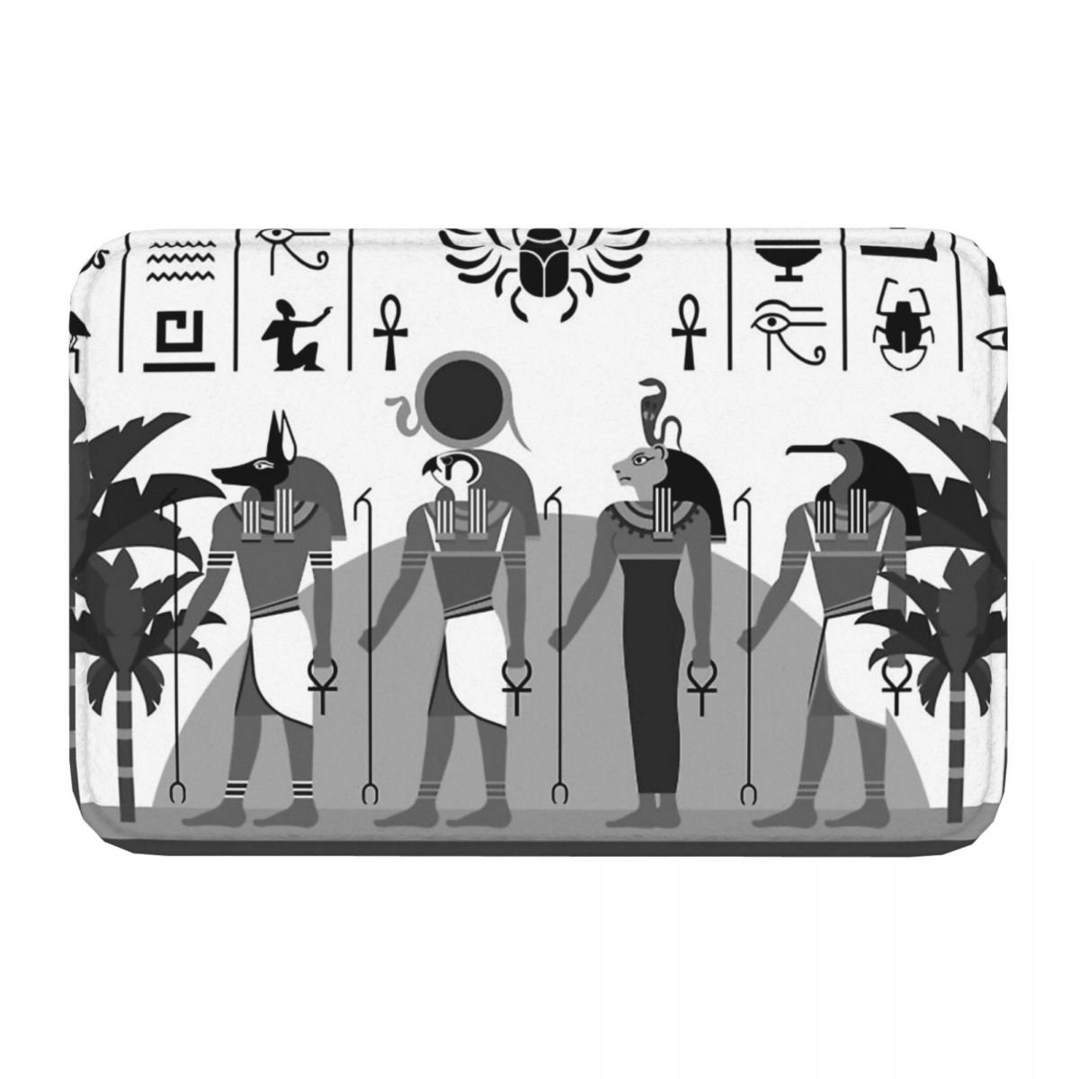 Ancient Moon Bathroom Mat Egyptian Moon Doormat Living Room Carpet ...