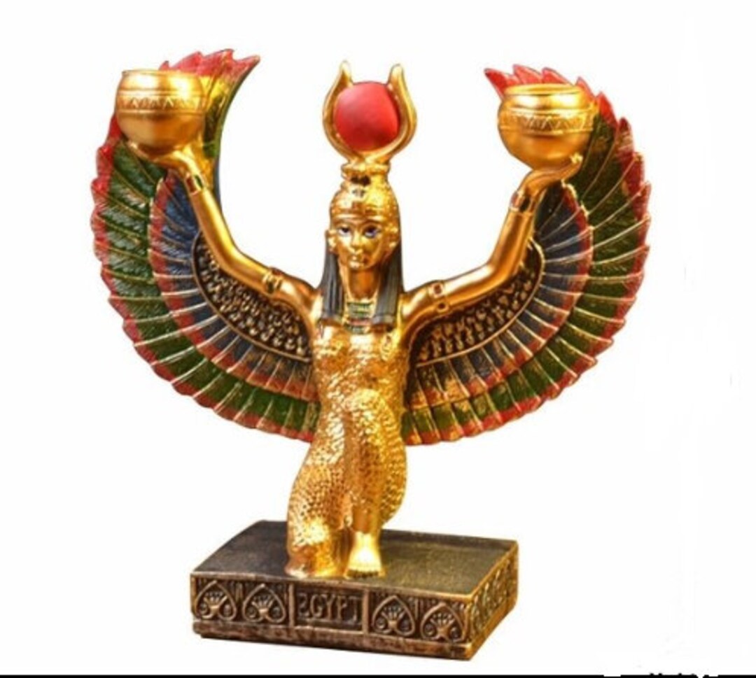 Isis Goddess Figurines Patron Saint of the Earth Statue Eye of Egypt ...