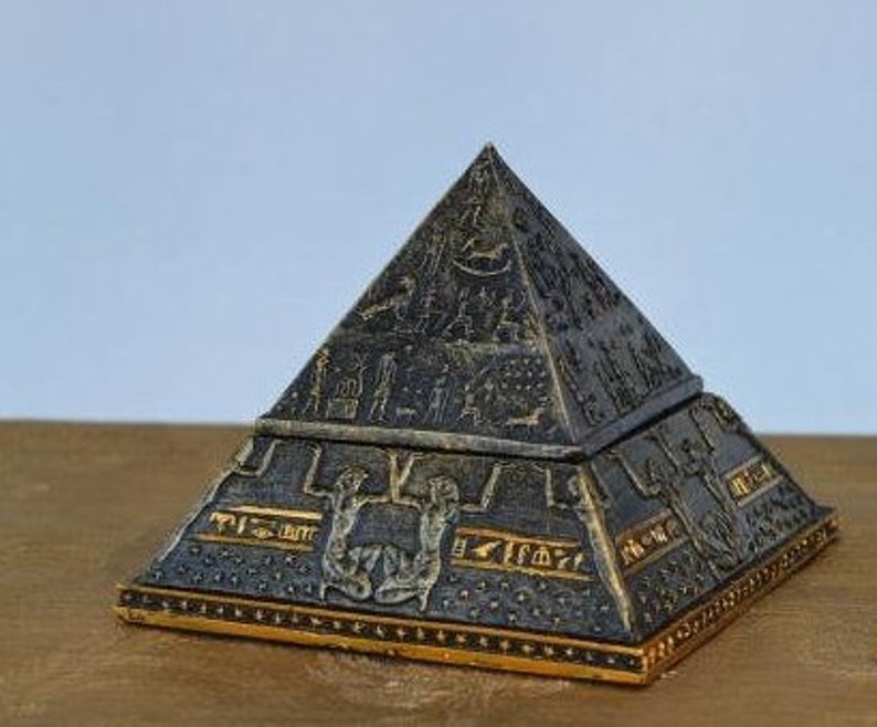 Egyptian Metal Pyramids Pieces/set-architectural Souvenir Souvenir Urn ...