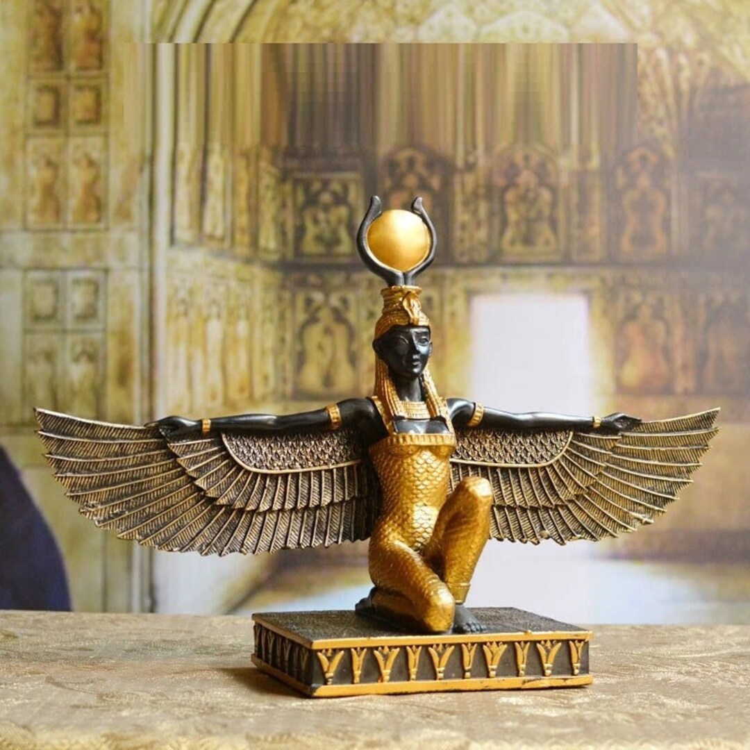 Isis Goddess Figurines Patron Saint of the Earth Statue Eye of Egypt ...