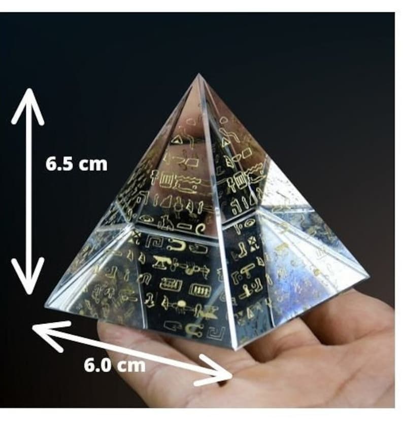 Ancient Egypt Pyramid Laser- Sculpture- Cuneiform Pattern Symbol Runes ...