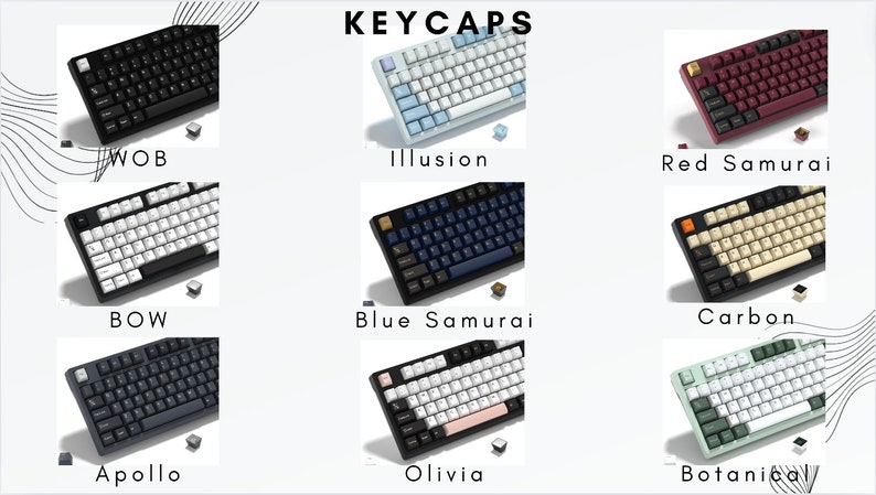 Custom Keyboard. Customize Your Own Keychron V1. 9 Keycap Options and ...