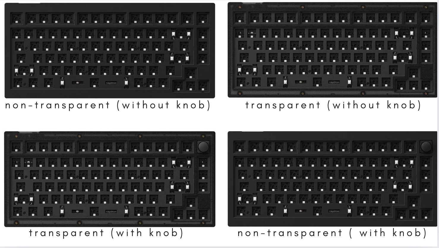 Custom Keyboard. Customize Your Own Keychron V1. 9 Keycap Options and ...