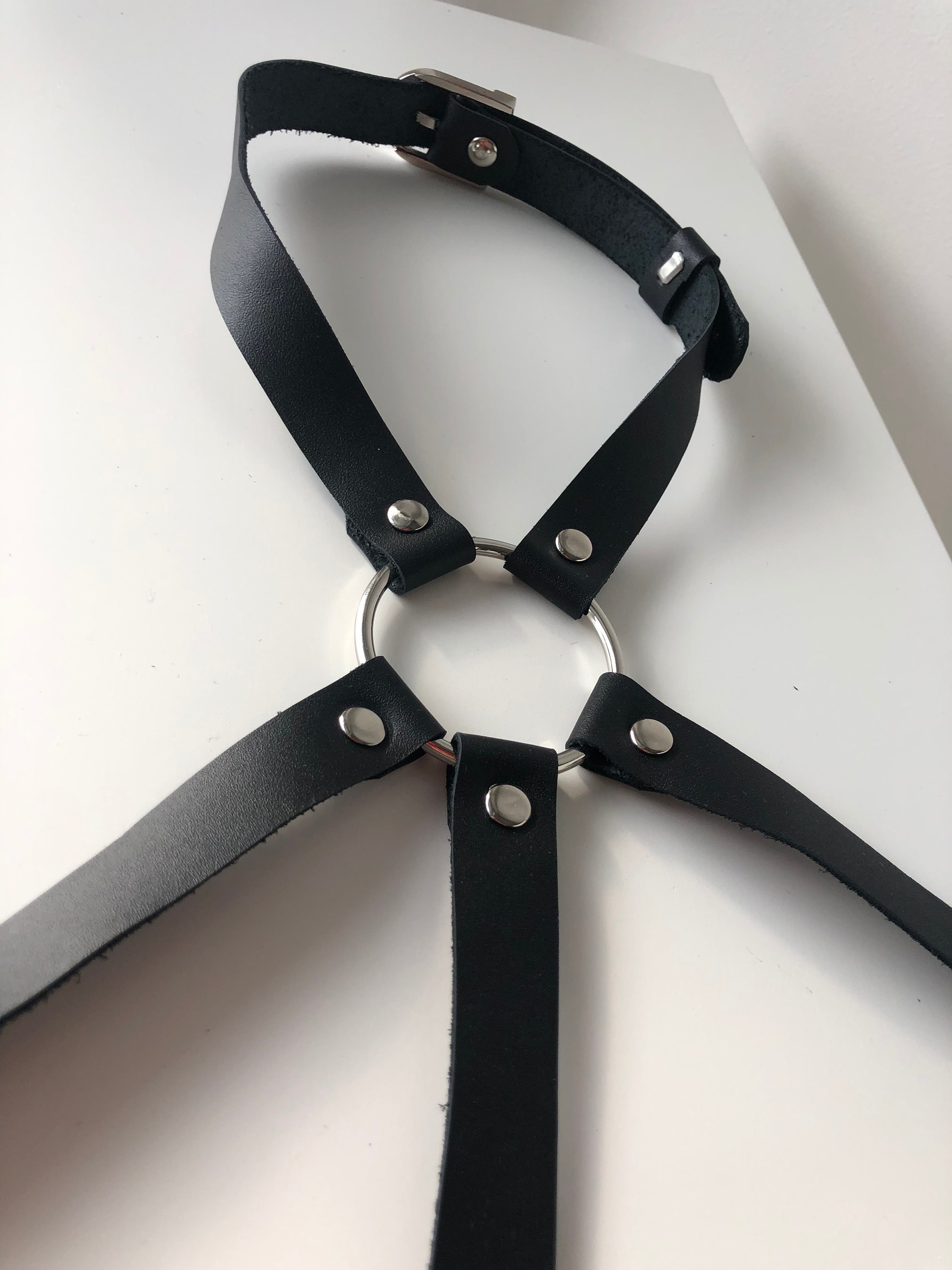 Leather Harness,garter Belt,plus Size Harness,bondage Harness,leather ...