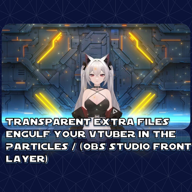 ANIMATED VTUBER BACKGROUND | Futuristic Walls (loop, 1080p, Stream ...