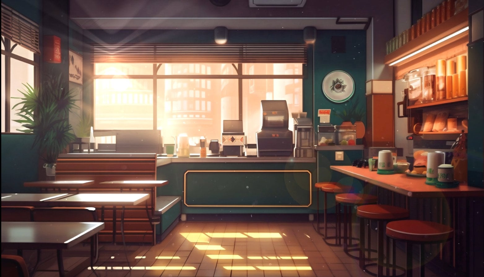 VTUBER ANIMATED BACKGROUND - Coffee Shop (loop, 1080p) - Etsy