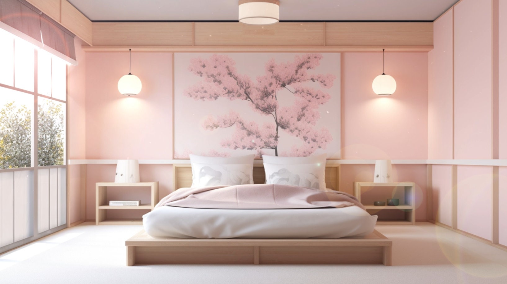 VTUBER ANIMATED BACKGROUND - Pastel White Bedroom (loop, 1080p) - Etsy