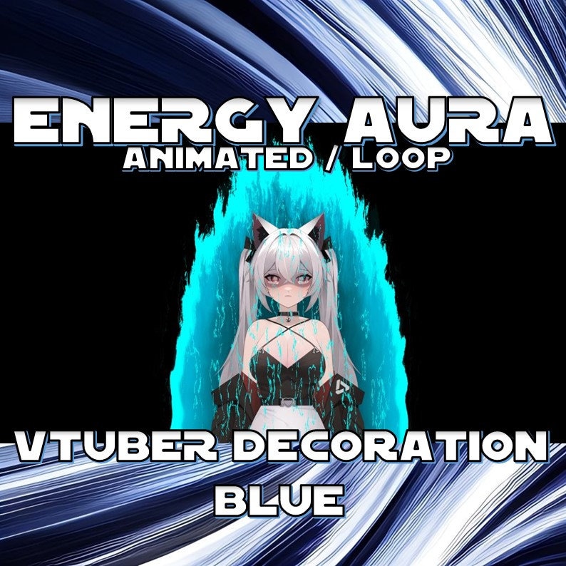 ANIMATED VTUBER DECORATION | Energy Aura Overlay(loop, 1080p, Stream ...