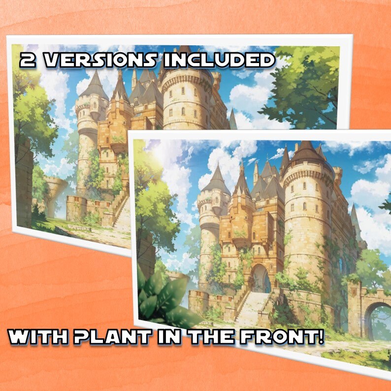 ANIMATED VTUBER BACKGROUND | Brick Castle (loop, 1080p, Stream Overlay ...