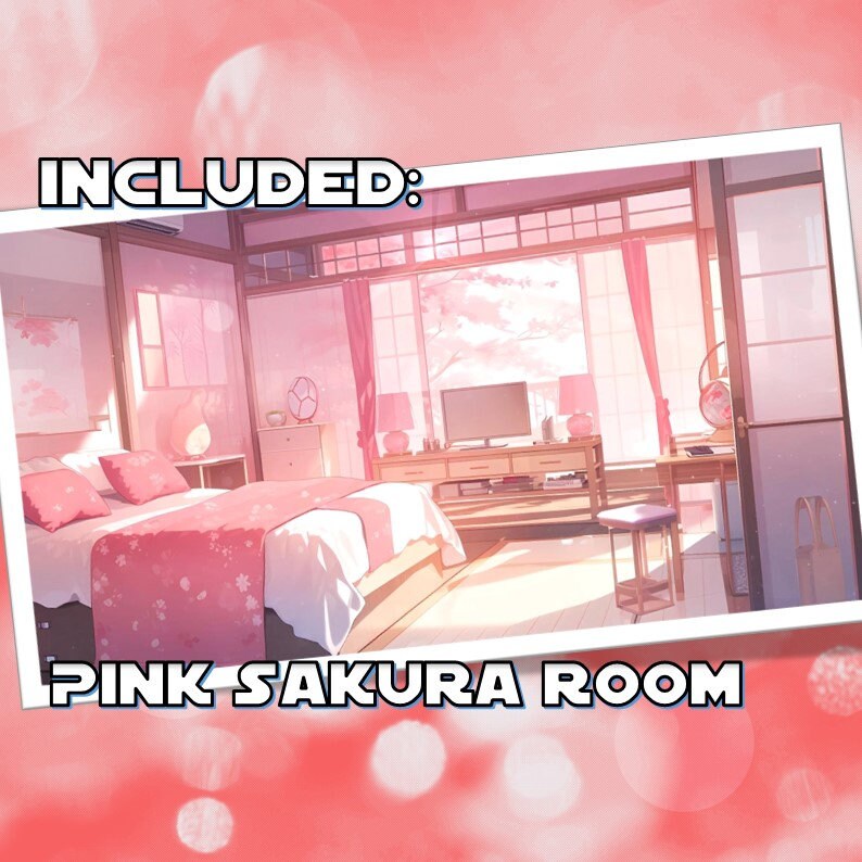 3 X VTUBER ANIMATED BACKGROUND Pink Room Bundle 3 Rooms, Loop, 1080p - Etsy