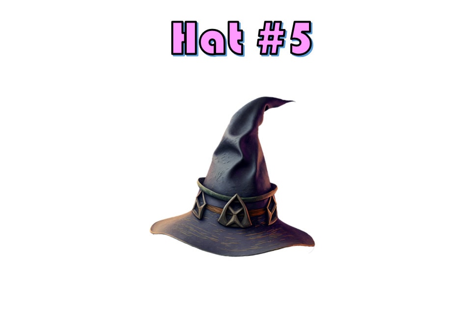VTUBER ASSET 5 Spooky Witch Hat's PNG - Etsy