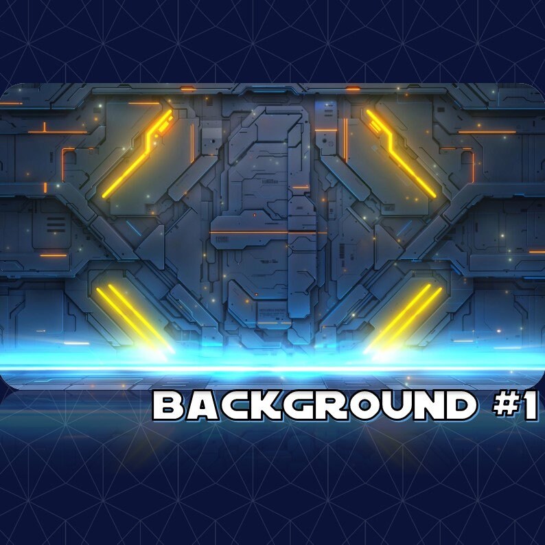 ANIMATED VTUBER BACKGROUND | Futuristic Walls (loop, 1080p, Stream ...