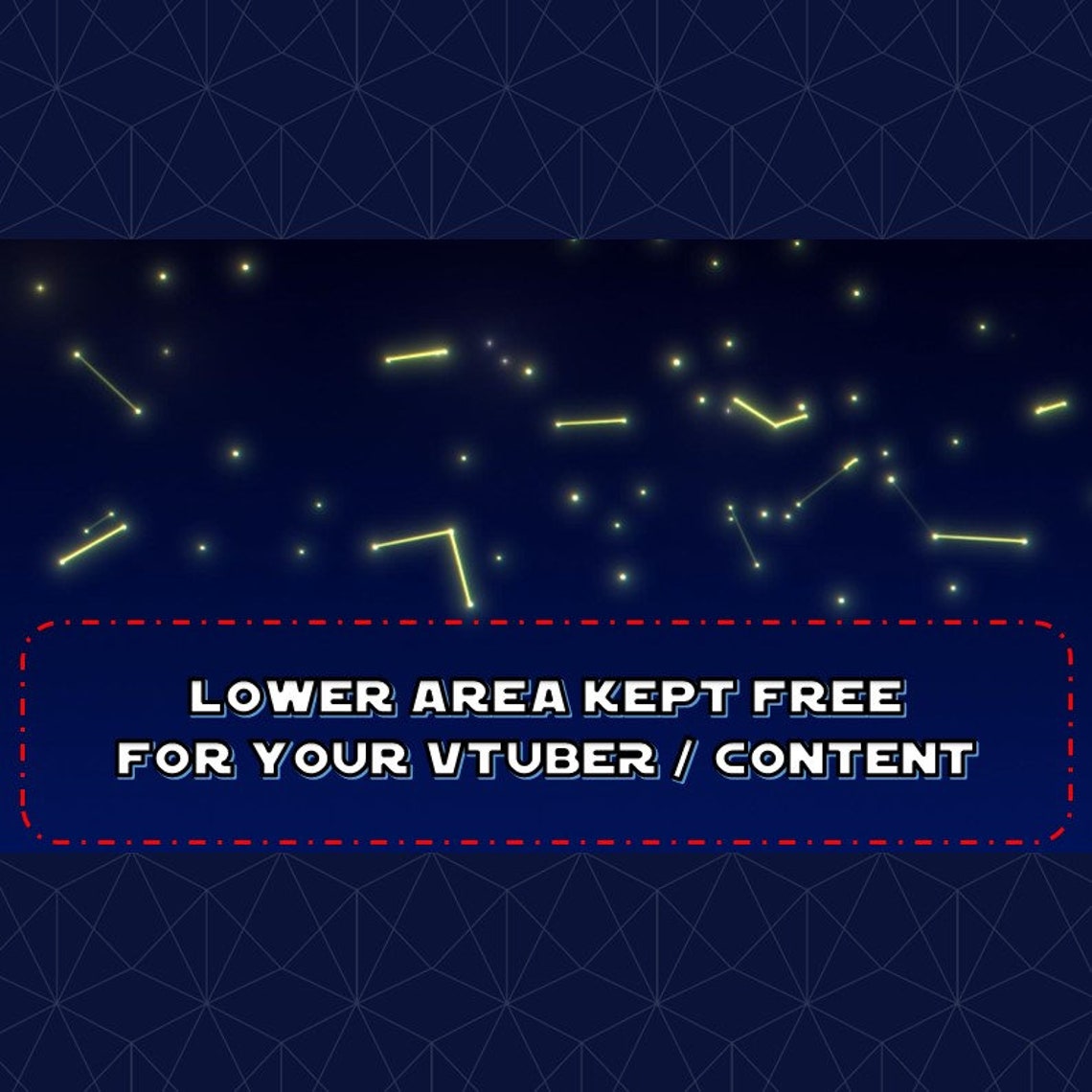 ANIMATED VTUBER BACKGROUND Celestial Skyloop, 1080p, Stream Overlay ...