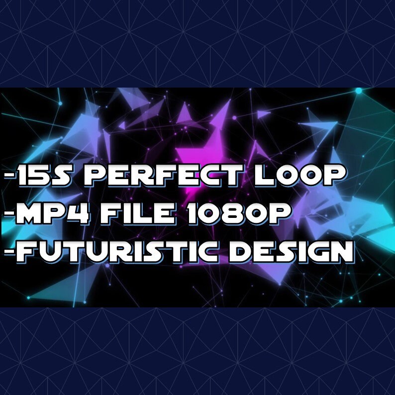 ANIMATED VTUBER BACKGROUND | Colorful Network (loop, 1080p, Stream ...