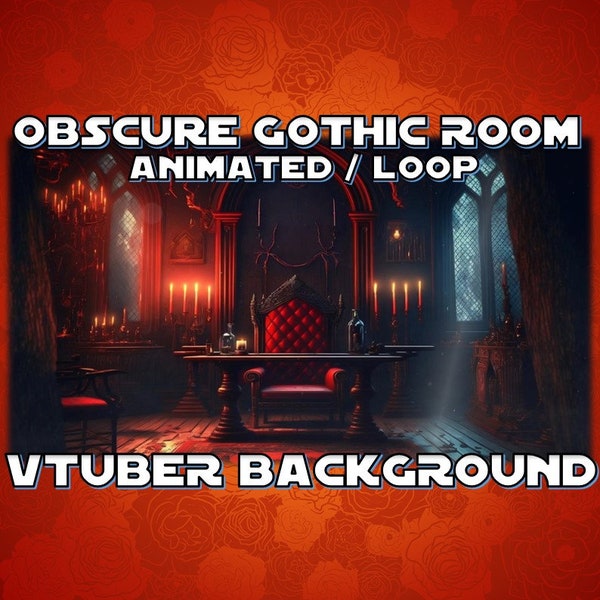 Gothic Vtuber Background - Etsy