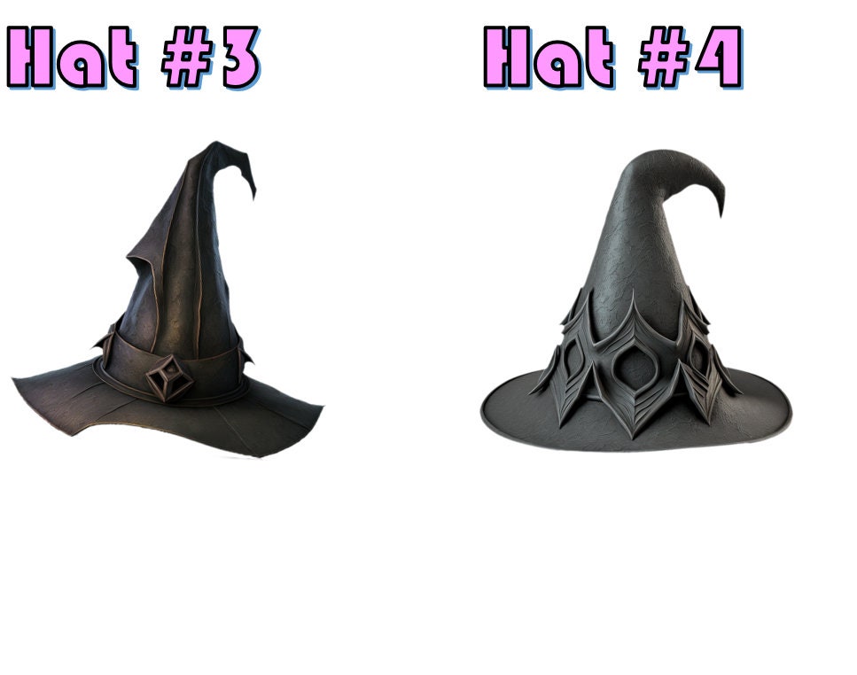 VTUBER ASSET 5 Spooky Witch Hat's PNG - Etsy