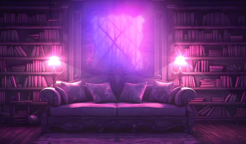 ANIMATED VTUBER BACKGROUND Magic Couch loop, 1080p, Stream Overlay ...