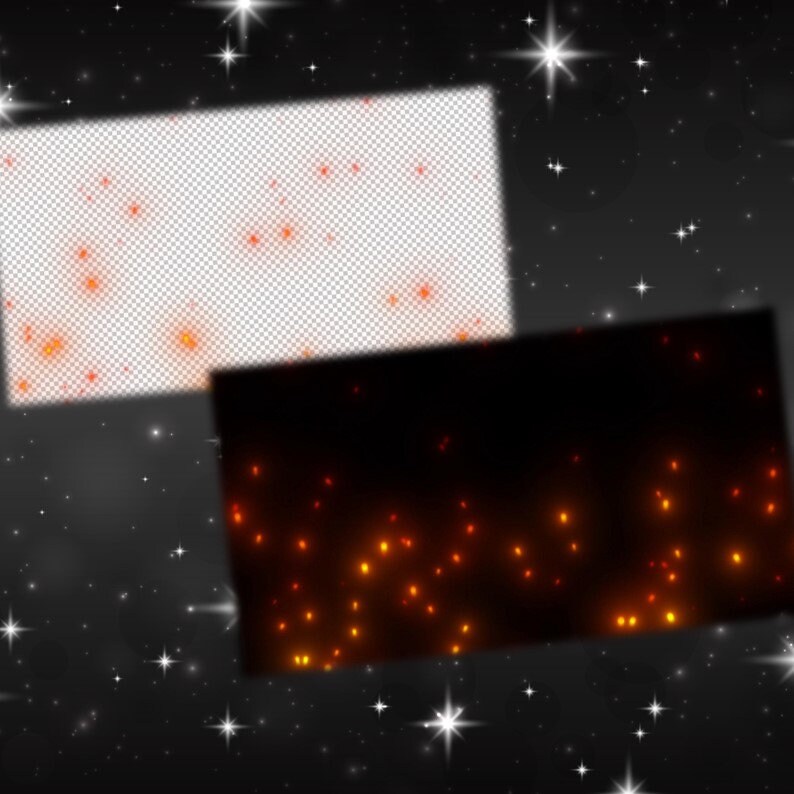 ANIMATED VTUBER DECORATION | Fire Embers (loop, 1080p, Stream Overlay ...