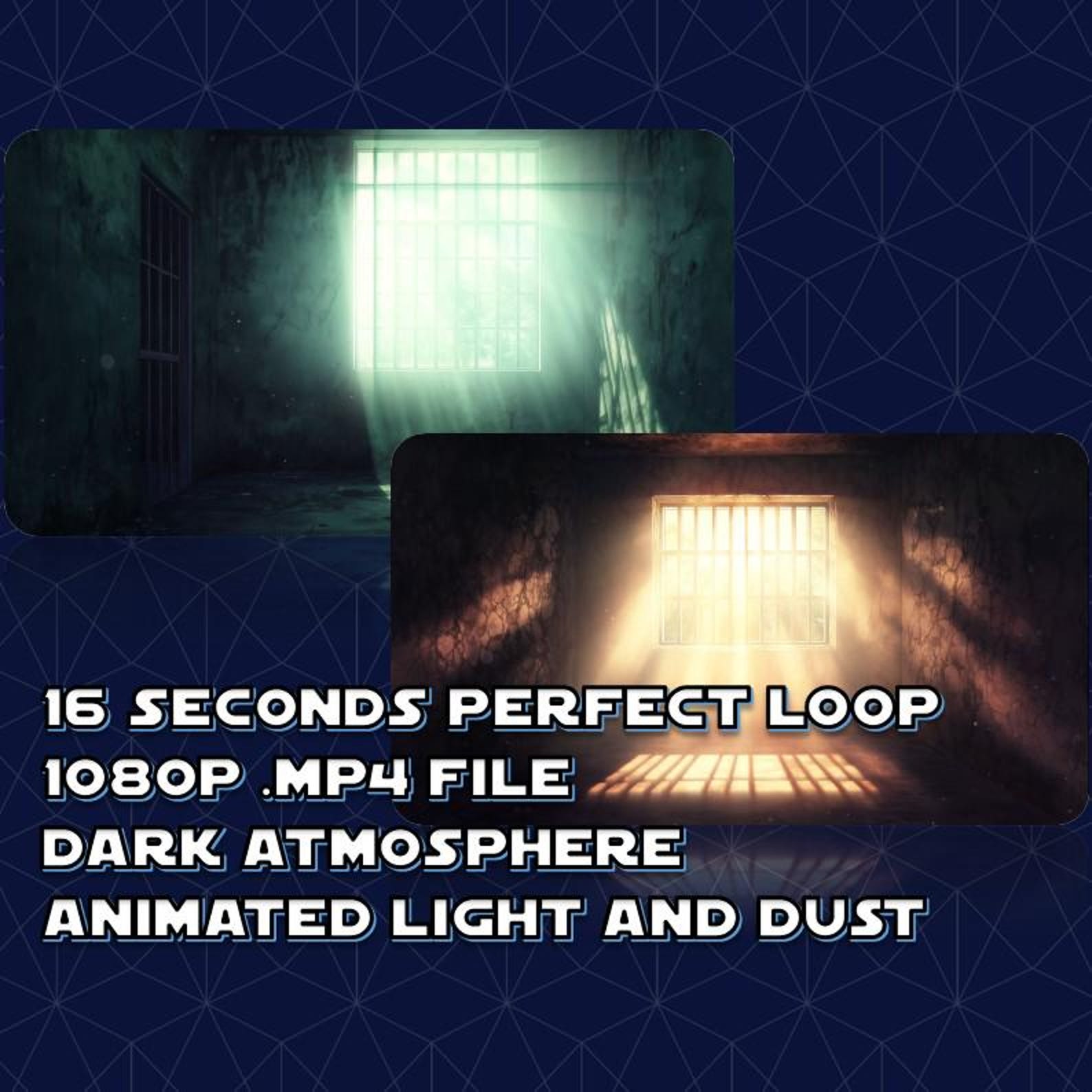 ANIMATED VTUBER BACKGROUND | Dark Prison Cells (loop, 1080p, Stream ...